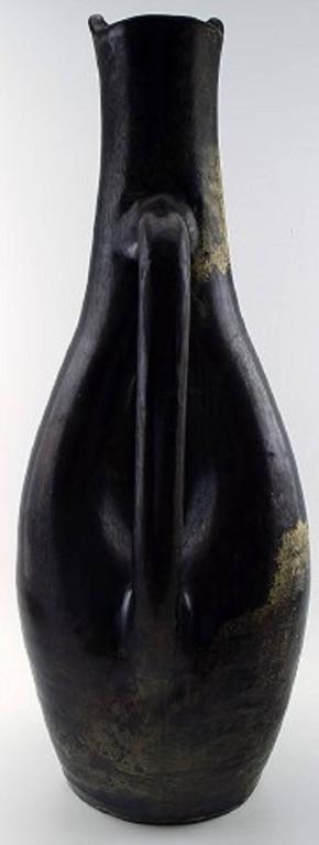 Monumental 68 Cm. Vieux Biot, France Art Pottery Jug/Pitcher For Sale ...