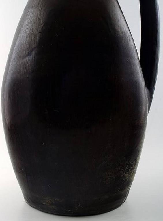 Monumental 68 Cm. Vieux Biot, France Art Pottery Jug/Pitcher For Sale ...