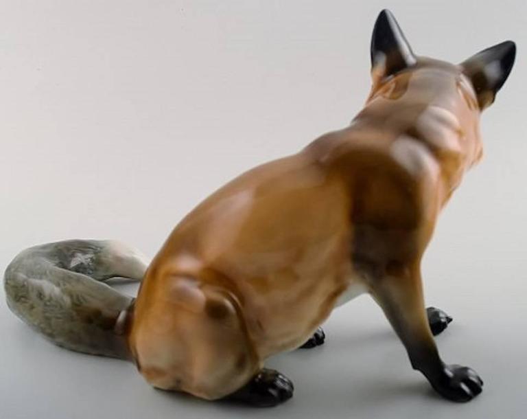 Vintage Art Deco Rosenthal Sitting Fox Porcelain Figurine at 1stDibs ...