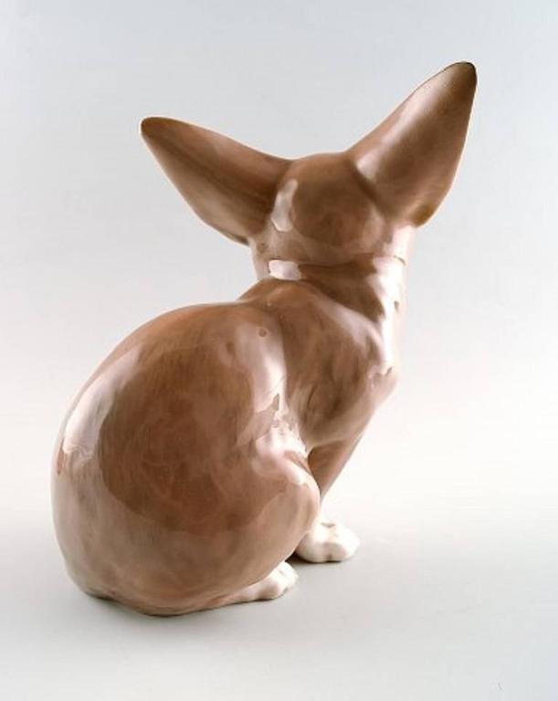 Rare Royal Copenhagen Large Desert Fox Figure at 1stDibs
