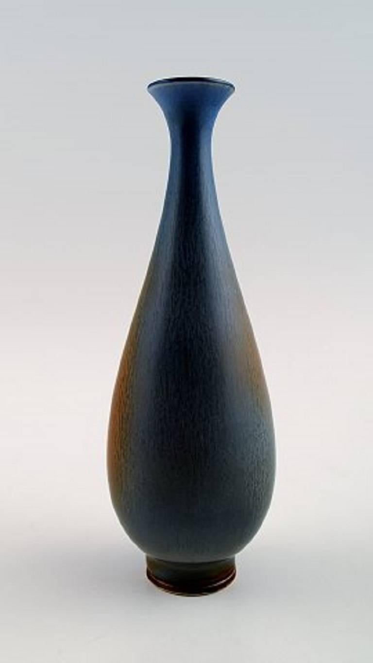 Berndt Friberg Studio Pottery Vase, Modern Swedish Design, Unique ...