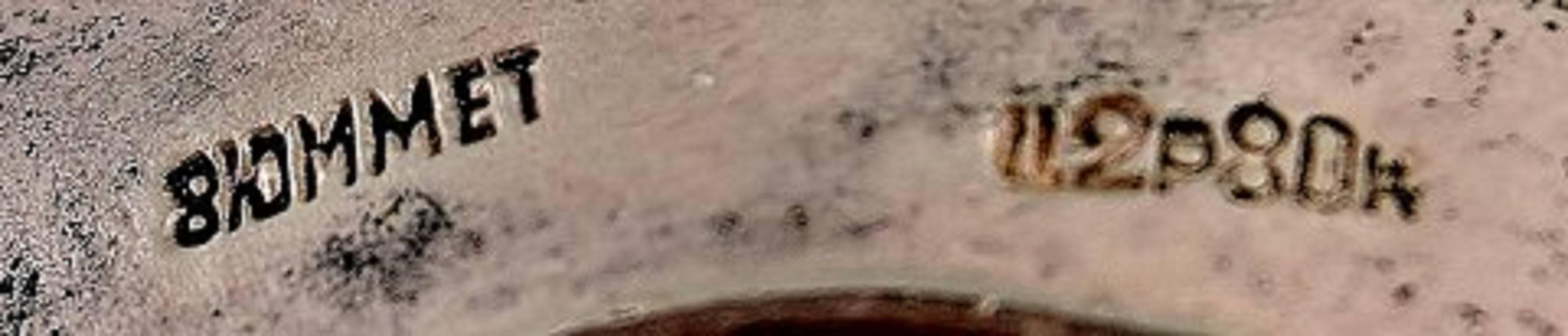 Six Russian Salt Cellars with Enamel Works in Various Colors, Glass ...