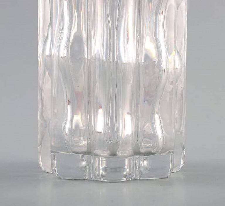 Pair of Orrefors Art Glass Vases, Signed, Sweden, Mid-20 Century For ...