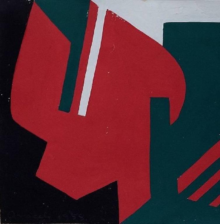 Araceli Gilbert, Ecuador. Abstract Composition, 1958, Oil on Board at ...