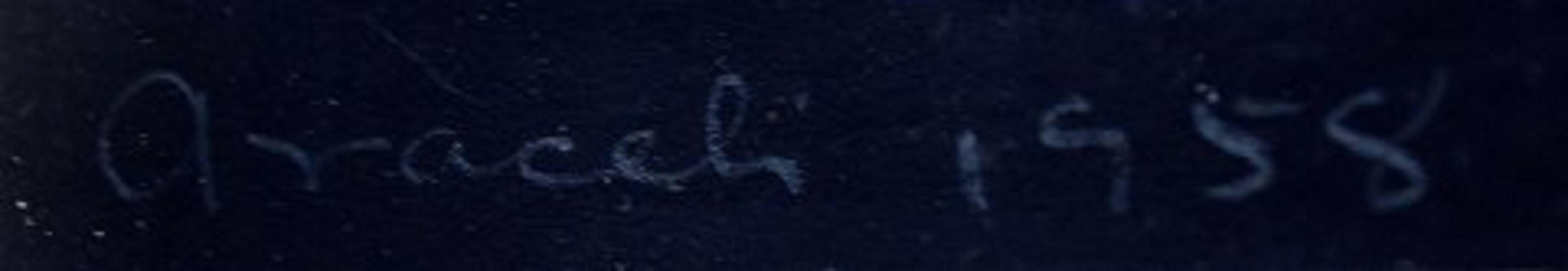 Araceli Gilbert, Ecuador. Abstract Composition, 1958, Oil on Board at ...