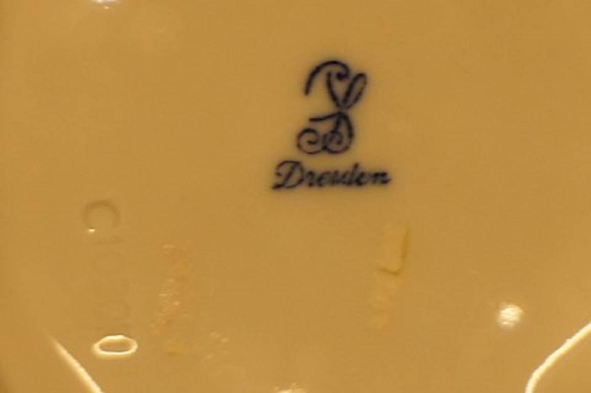 Four German Dresden Porcelain Figurines in Overglaze Technic For Sale ...