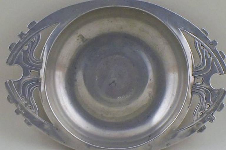 Mogens Ballin, Art Nouveau Dish in Tin, Early 20th Century For Sale at ...