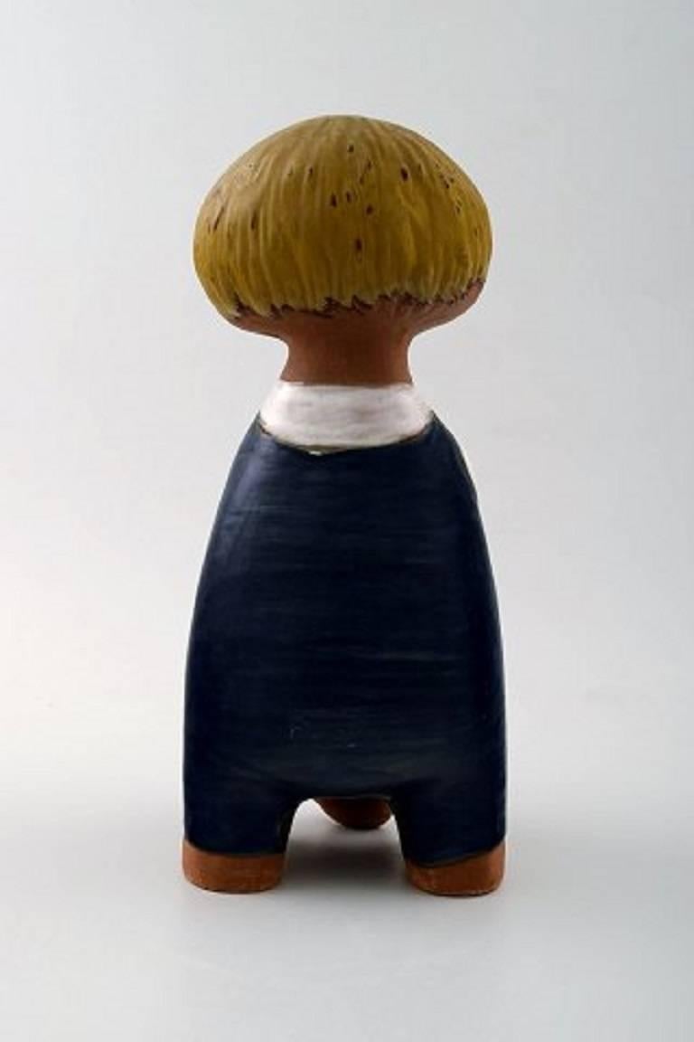 Rare Figure, Lisa Larson, "Pelle", Glazed Ceramic, Signed Pelle LL at 1stDibs | lisa larson ...