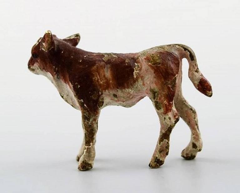 Vienna Bronze, Standing Calf, Bronze Figure of High Quality at 1stDibs