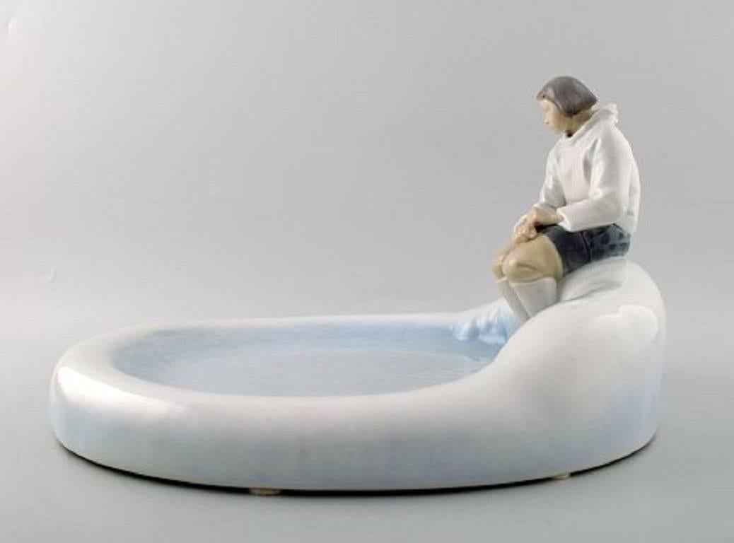 Bing and Grondahl B&G 2253 Eskimo on Dish, Axel Locher, the Large ...