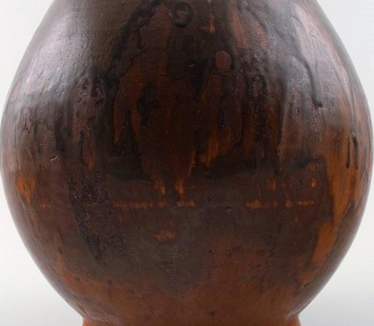 Large Royal Copenhagen Unique Stoneware Vase at 1stDibs