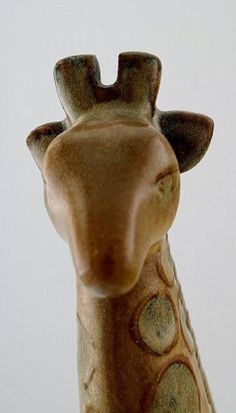 Lisa Larsson Zoo Figure, Giraffe, Gustavsberg Swedish, Glazed Pottery ...