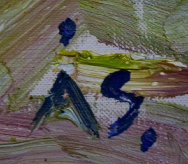 Aage Strand, Danish Landscape, Overlooking the Sea, Oil on Canvas at ...