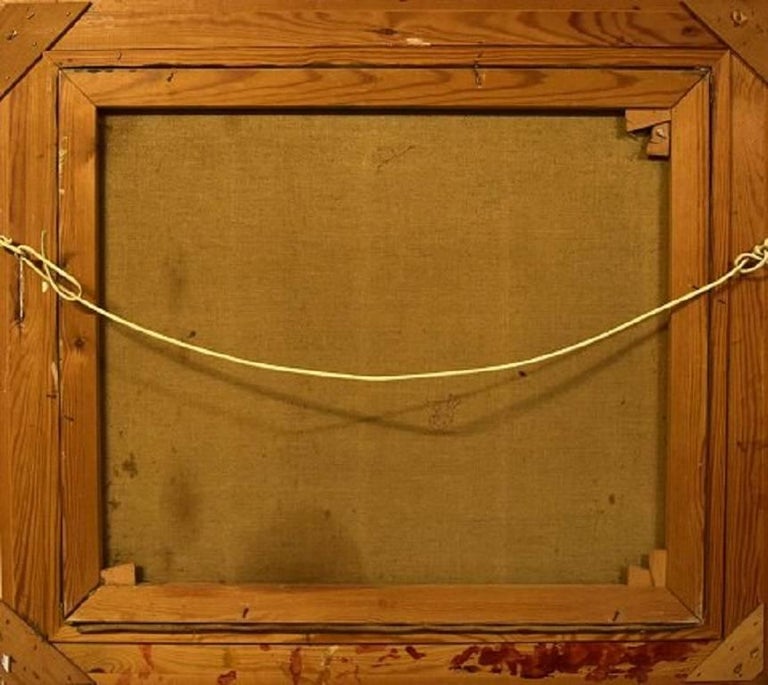 Aage Strand, Danish Landscape, Overlooking the Sea, Oil on Canvas at ...