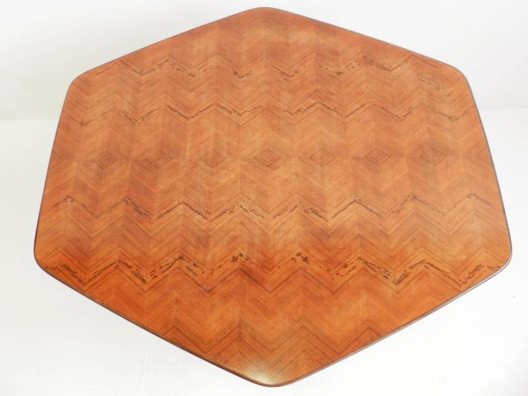 Beautiful Hexagonal Dining Table at 1stDibs