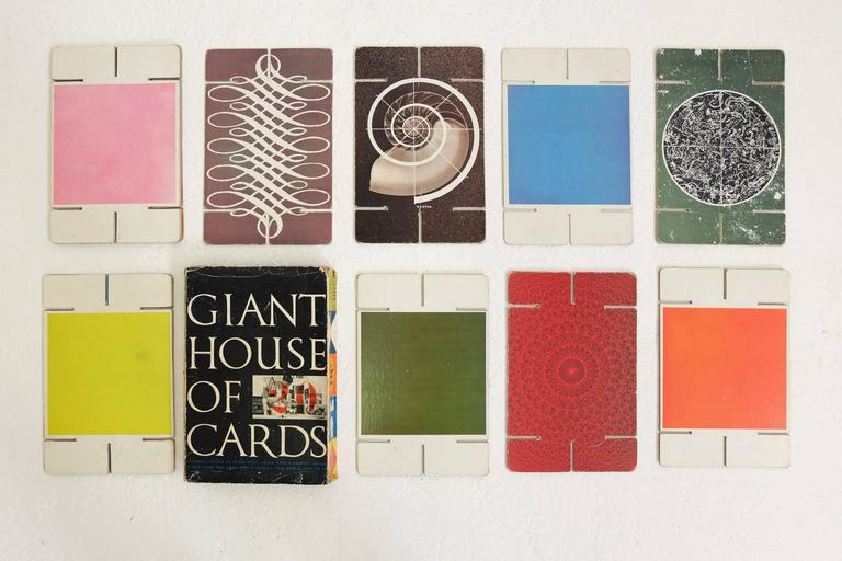 1953 Rare First Edition, Charles and Ray Eames, Giant House of Cards ...