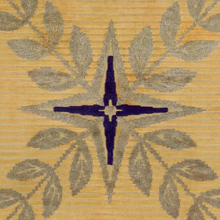 Mid-20th Century Swedish Relief Flossa Rug For Sale at 1stDibs