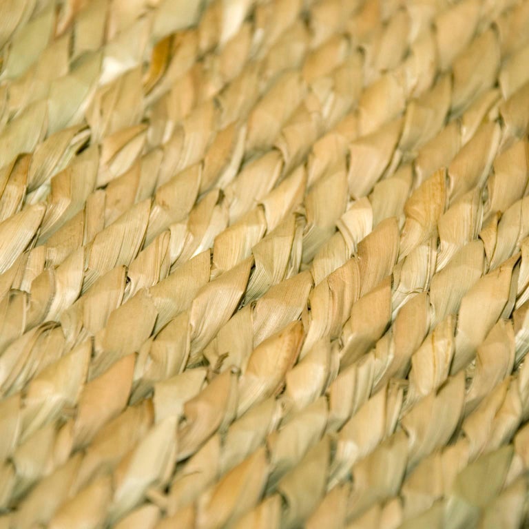 Contemporary South African Handwoven Rush Mat For Sale at 1stDibs