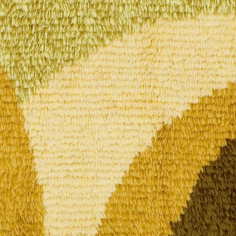 Mid 20th Century Swedish Rya Carpet For Sale at 1stDibs