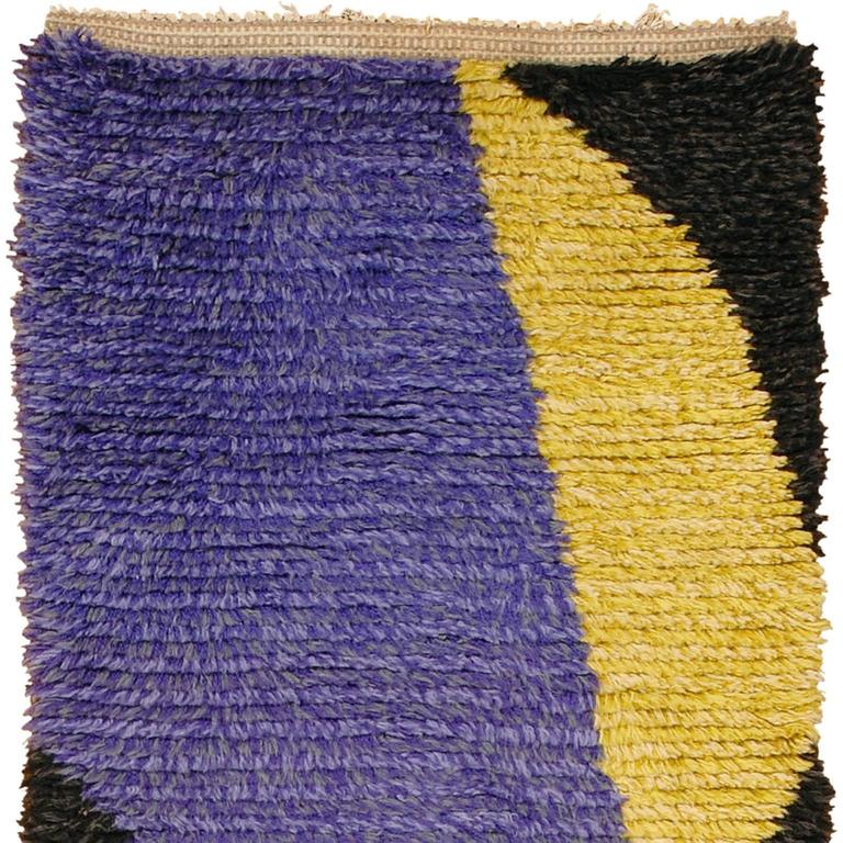 Mid-20th Century Swedish Rya Carpet For Sale at 1stDibs