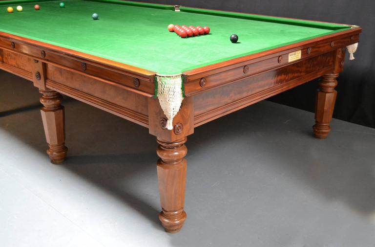 Billiard Snooker Pool Table, circa 1850 at 1stDibs