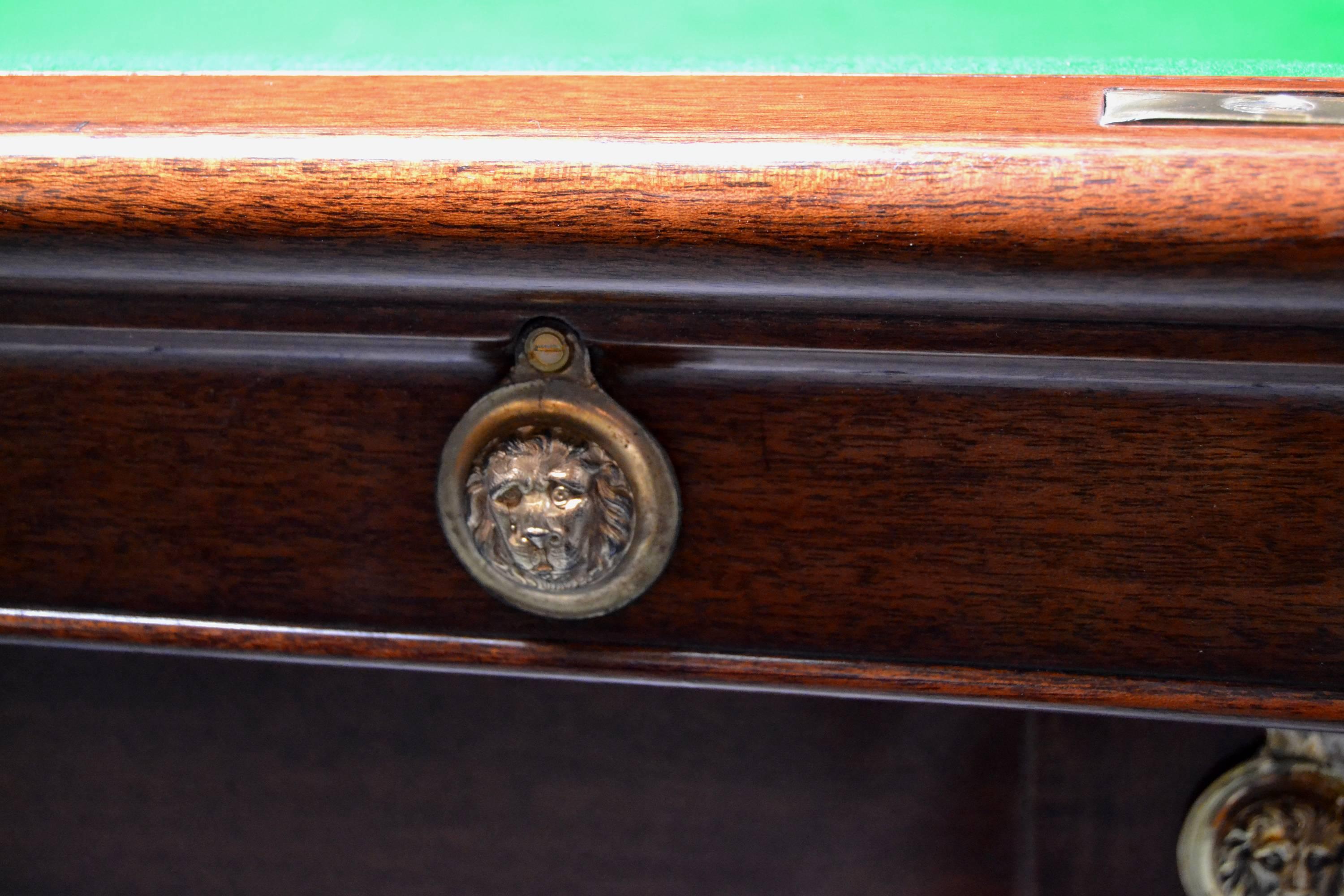 Billiard snooker pool table georgian gillow london lancaster circa 1800 ...