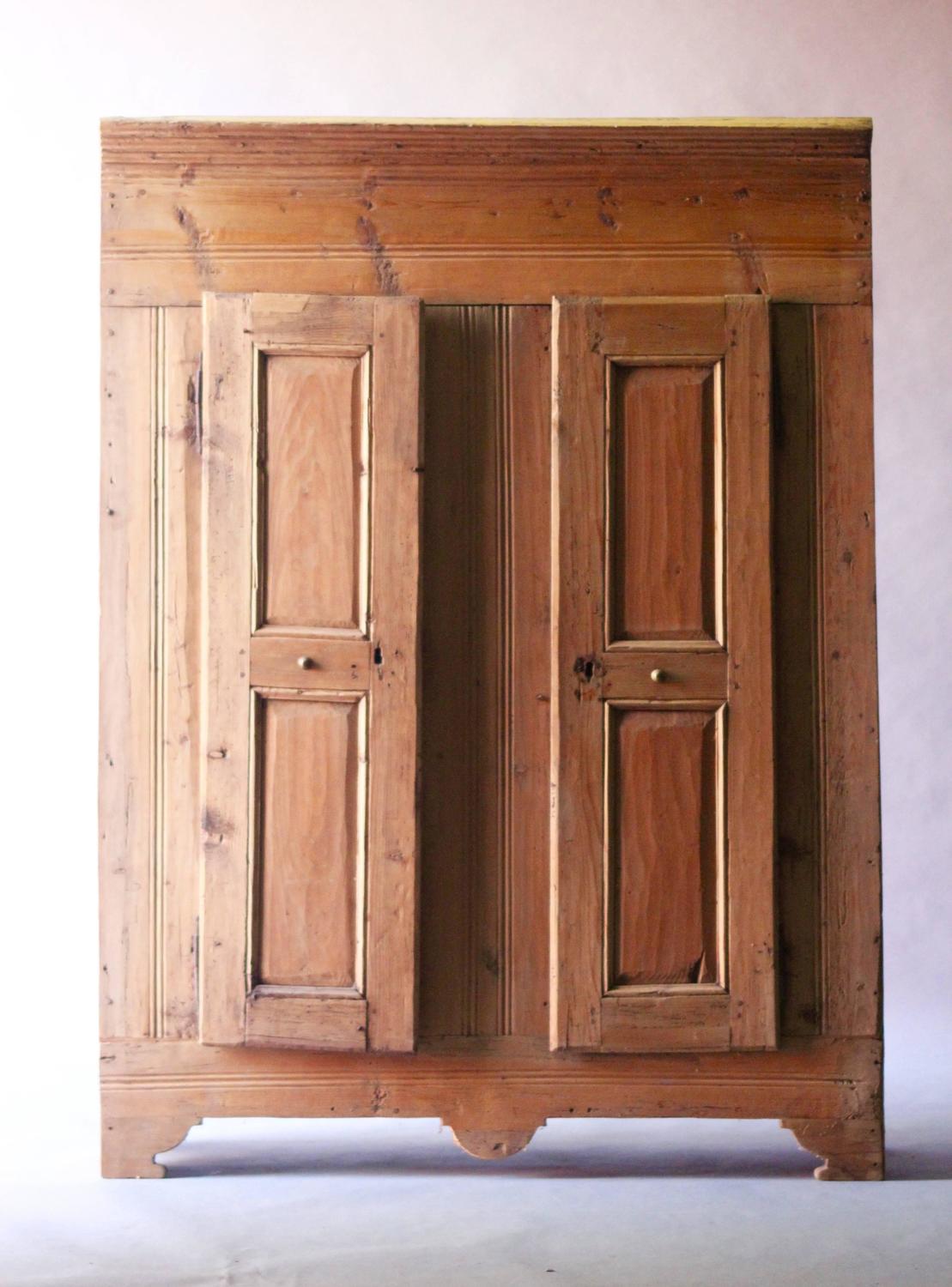 Swiss Alp Pine Wood Cupboard For Sale at 1stdibs
