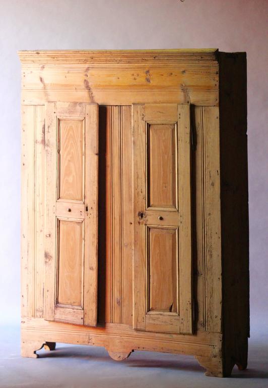Swiss Alp Pine Wood Cupboard For Sale at 1stDibs