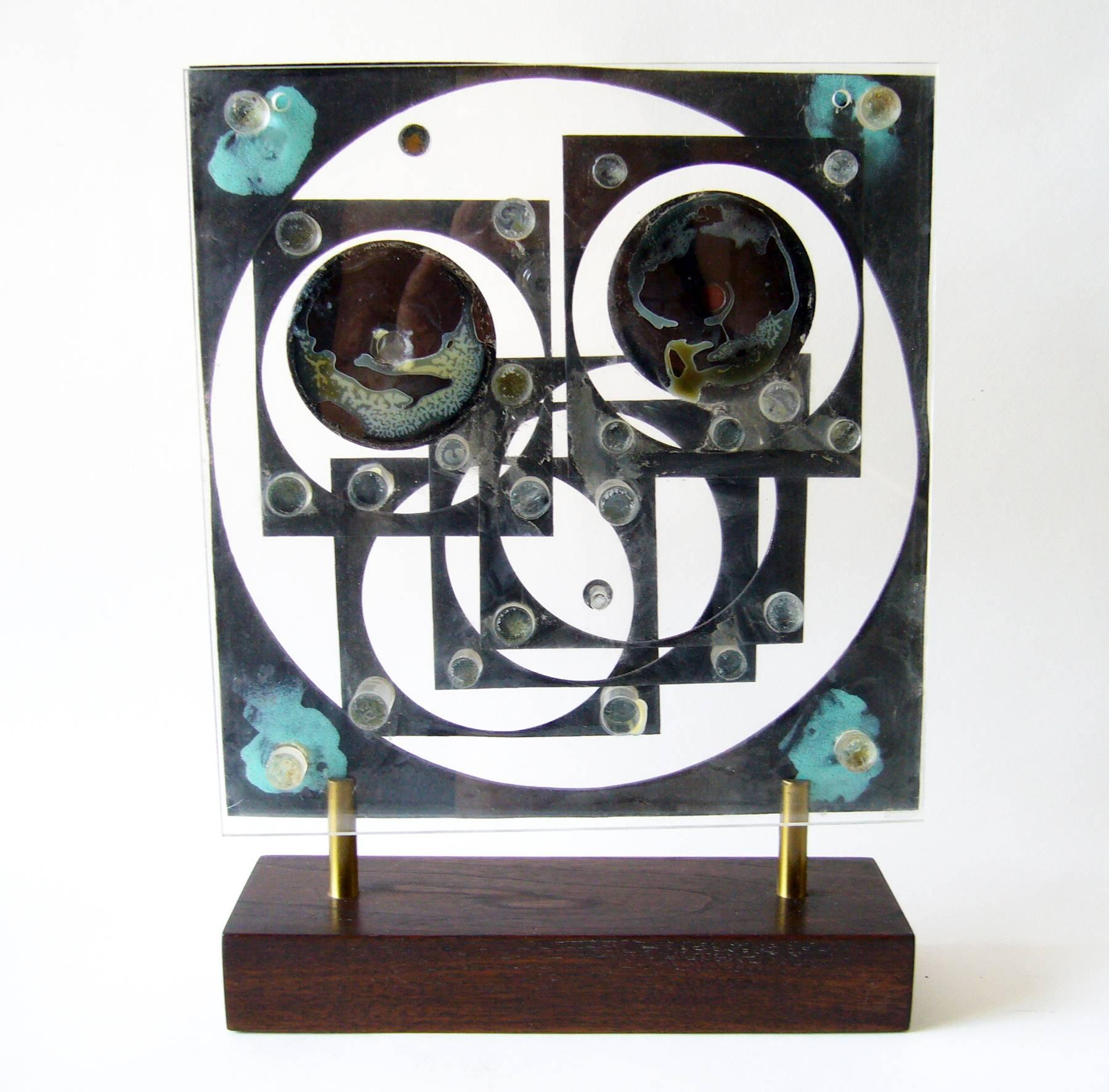 Cappelletti Enamel Wood Abstract Italian Modern Shelf Sculpture at 1stDibs