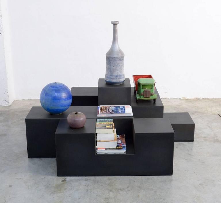 Set of Four Side Tables Gli Scacchi by Mario Bellini for B&B Italia at ...