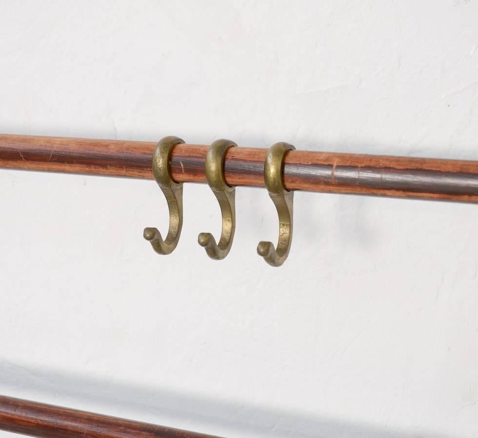 High Quality Copper Wall-Mounted Coat Rack at 1stDibs