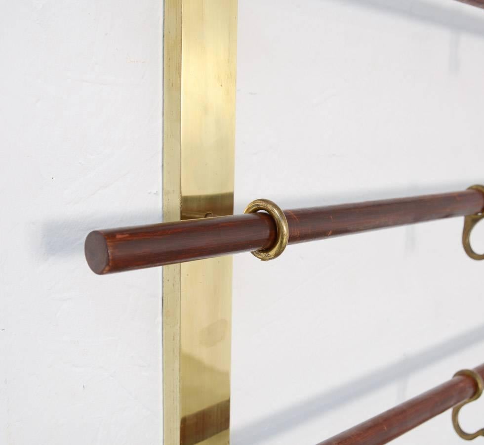 High Quality Copper Wall-Mounted Coat Rack at 1stDibs