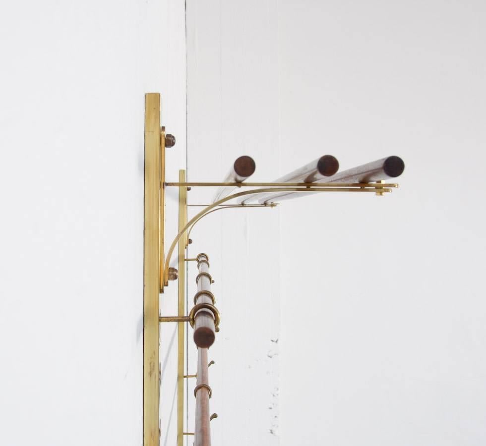 High Quality Copper Wall-Mounted Coat Rack at 1stDibs