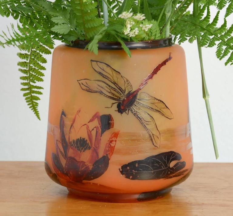 Art Nouveau Vase by Victor De Winner, Liège, Belgium For Sale at 1stDibs