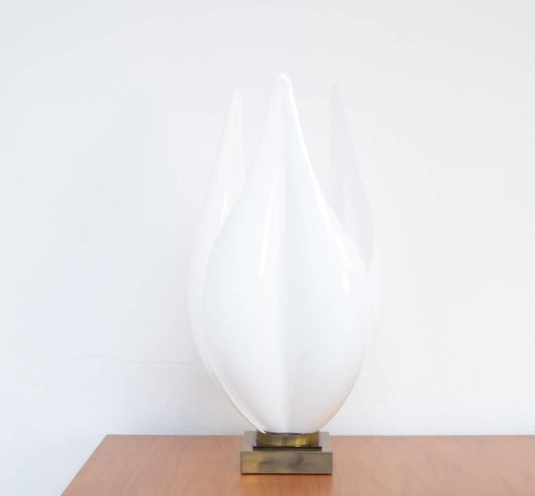 Decorative Tulip Table Lamp by Rougier at 1stDibs | rougier lamp ...