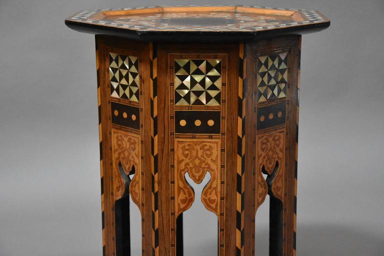 19th Century Liberty and Co. Octagonal Inlaid Table in Excellent ...