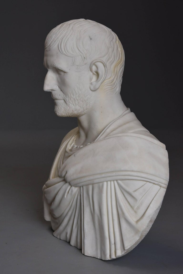 Superb and Rare Larger Than Life Marble Bust ‘the Capitoline Brutus ...