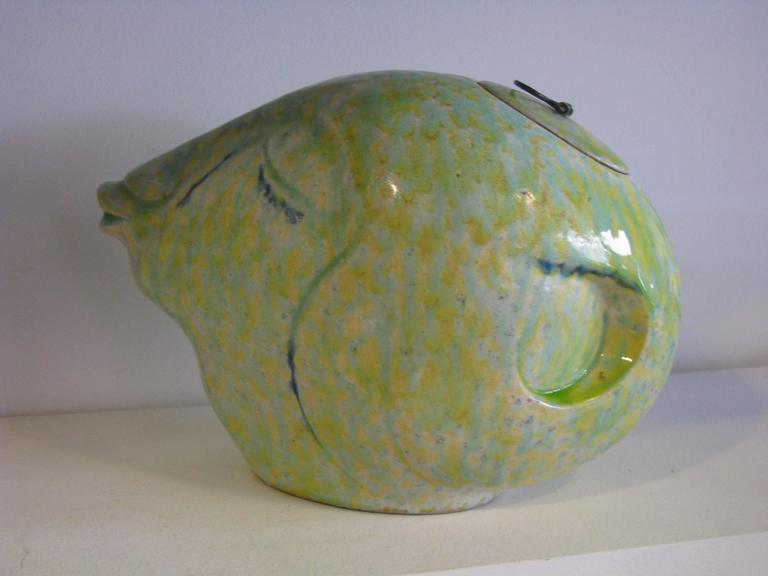 Paco Durrio, Anthropomorphic Tea Pot, circa 1912 For Sale at 1stDibs