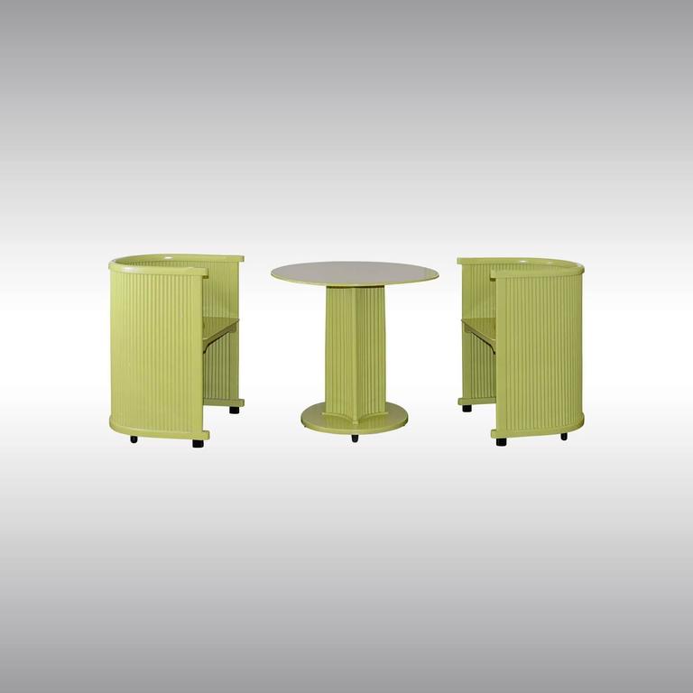 Robert Oerley Set - Table and Two Chairs Ensemble, 1904 - Original at ...