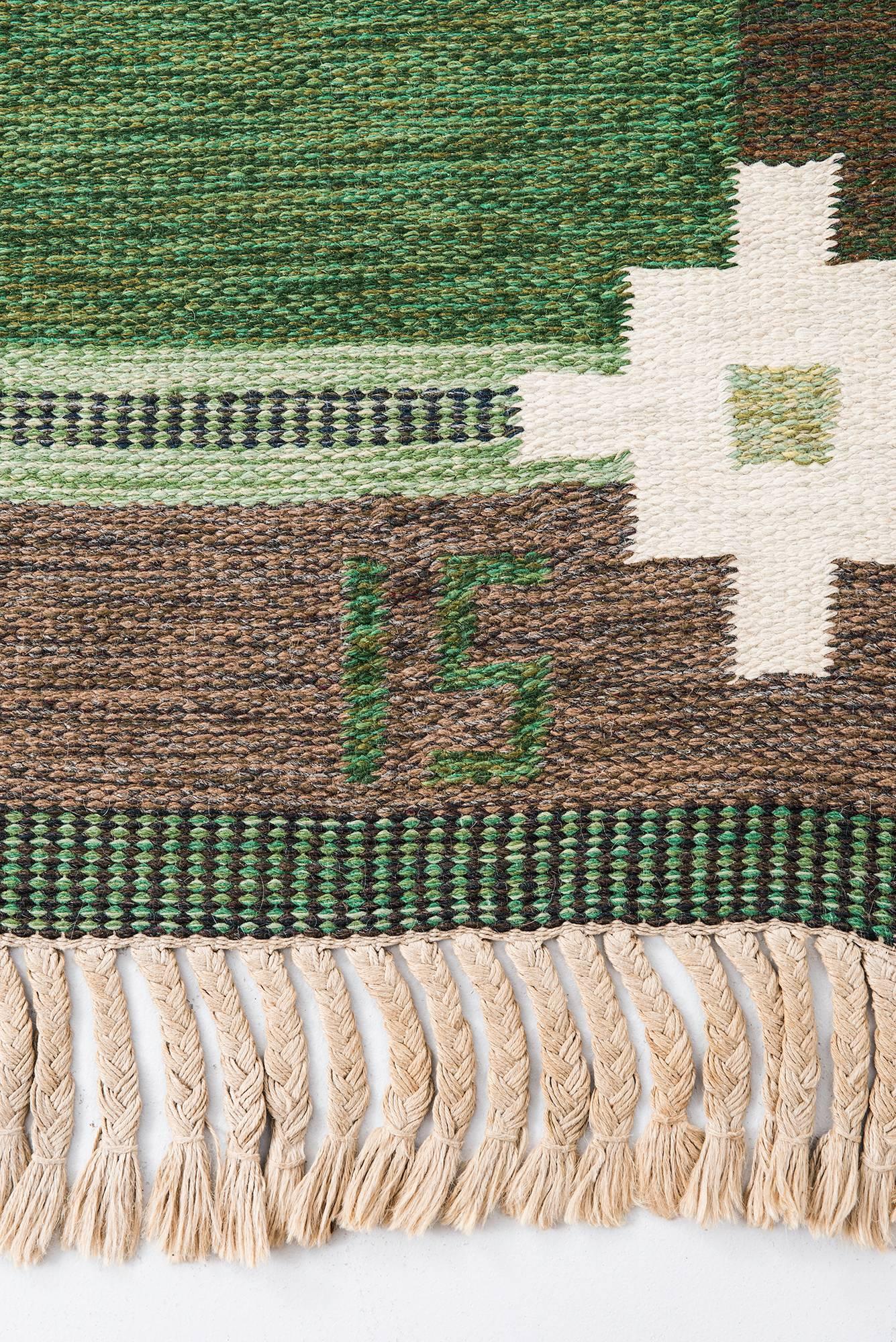 Ingegerd Silow Carpet Produced in Sweden at 1stDibs