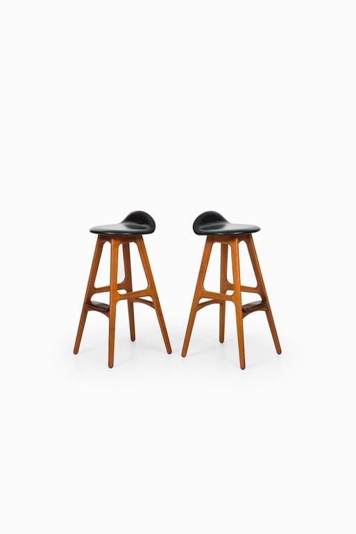Erik Buck Bar Stools Model OD-61 by Odense Møbelfabrik in Denmark at ...