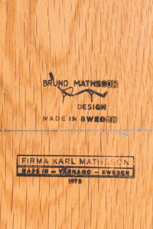 Bruno Mathsson Low Bench or Side Table by Karl Mathsson in Sweden at ...