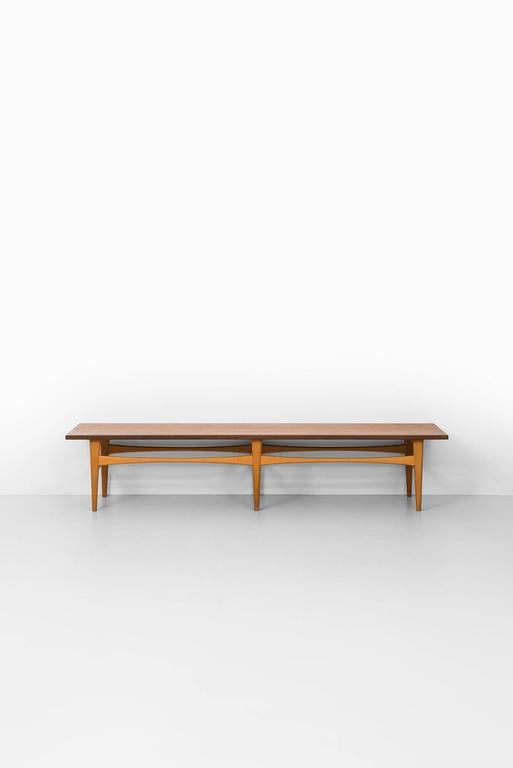 Eric Johansson Bench / Side Table Model TV5 by Abrahamsson Möbelfabrik ...