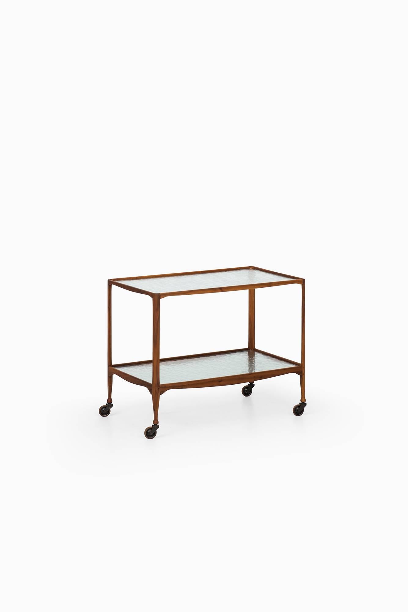 Peder Moos Trolley in Mahogany and Glass by Peder Moos in Denmark at ...
