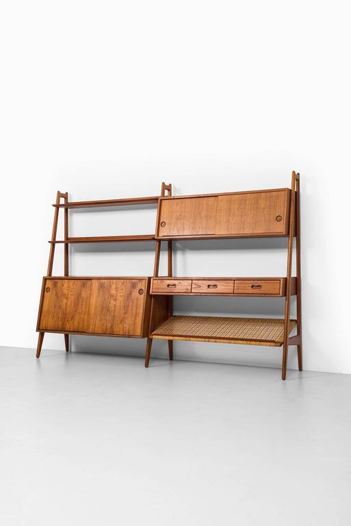 Arne Vodder and Anton Borg Freestanding Bookcase by Vamo in Denmark at ...
