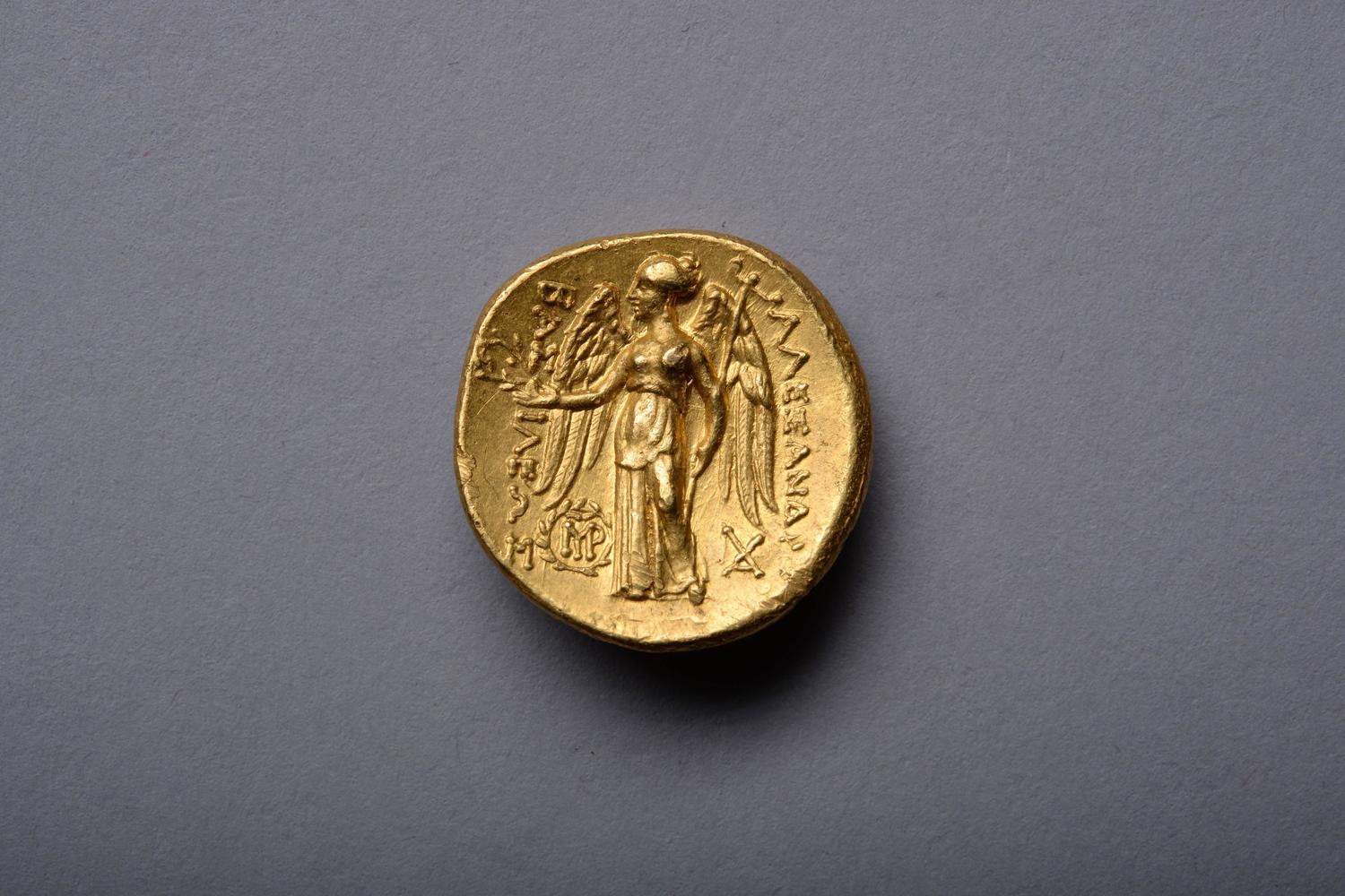 Ancient Greek Gold Coin of King Alexander the Great, 323 BC at 1stdibs