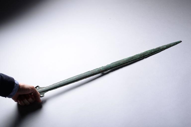 Huge Ancient Bronze Age Sword, 1400 Bc at 1stDibs