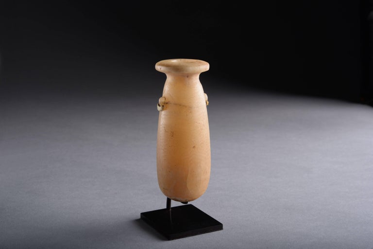Ancient Egyptian Alabaster Perfume Bottle - 664 BC at 1stDibs