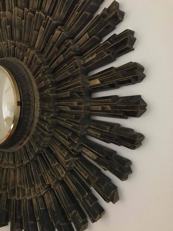 Syroco Starburst Wall Clock For Sale at 1stDibs | syroco starburst ...