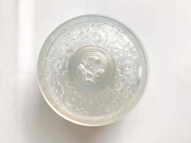 Opalescent Art Glass Dish by Sabino For Sale at 1stDibs